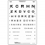 Linear Spaced Translucent Sloan Vision Chart - Jutron Vision