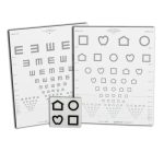 LEA SYMBOLS and Tumbling E Low Contrast Charts Set - Jutron Vision